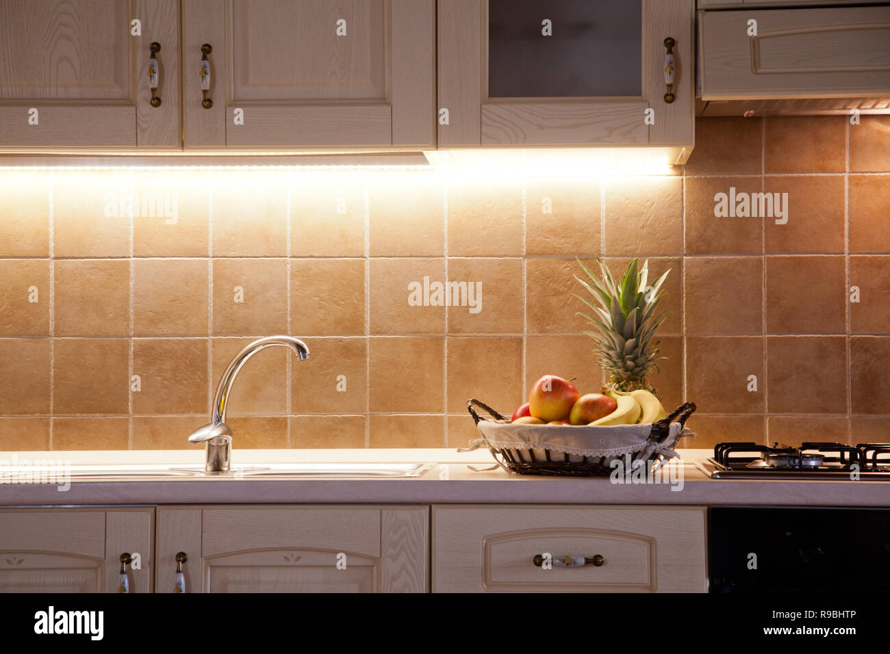 kitchen interior detail Stock Photo - Alamy