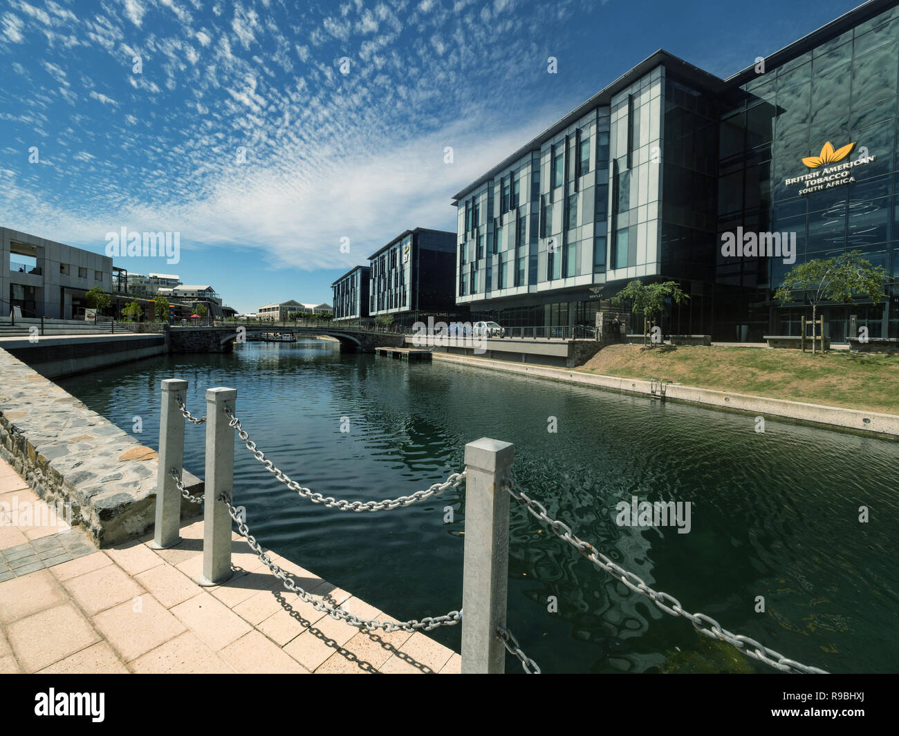 CAPE TOWN, SOUTH AFRICA -DEC 11, 2018. Waterway House in Cape Town ...