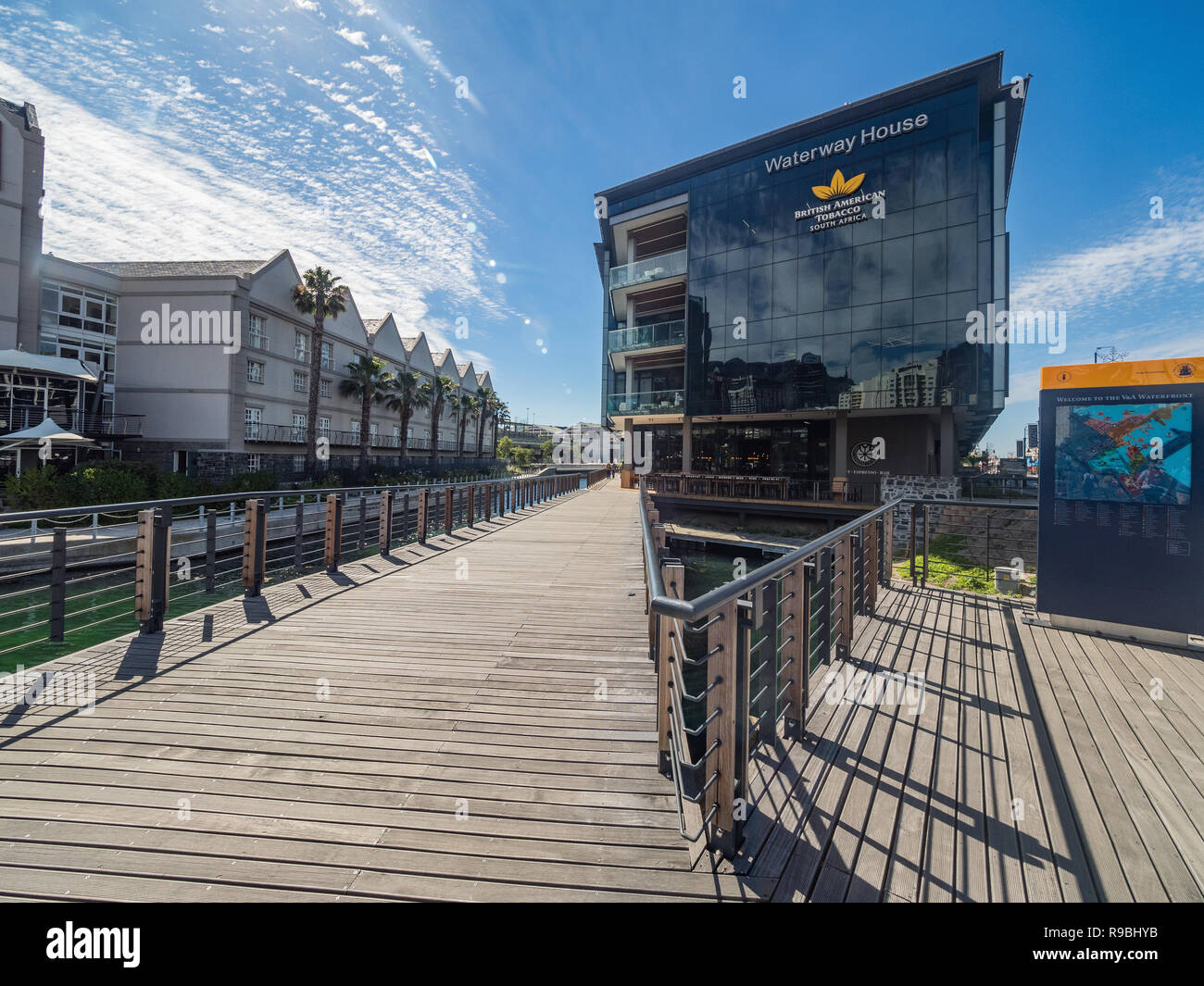 CAPE TOWN, SOUTH AFRICA -DEC 11, 2018. Waterway House in Cape Town ...