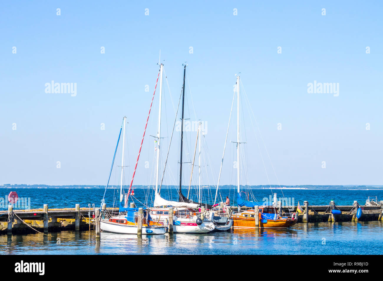 Marina, Island Poel, Germany Stock Photo - Alamy