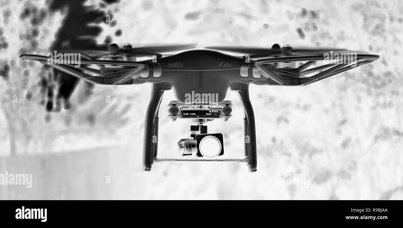UAV Camara drone, used for surveillance and intelligence gathering in ...