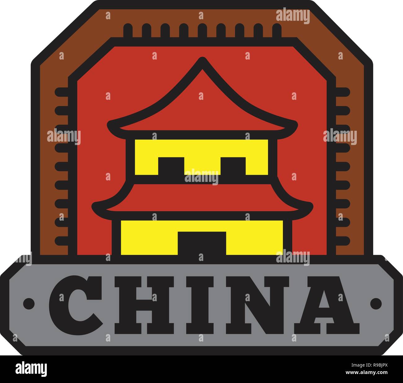 Country Badge Collections, Symbol of Big Country. Best badge for your ...