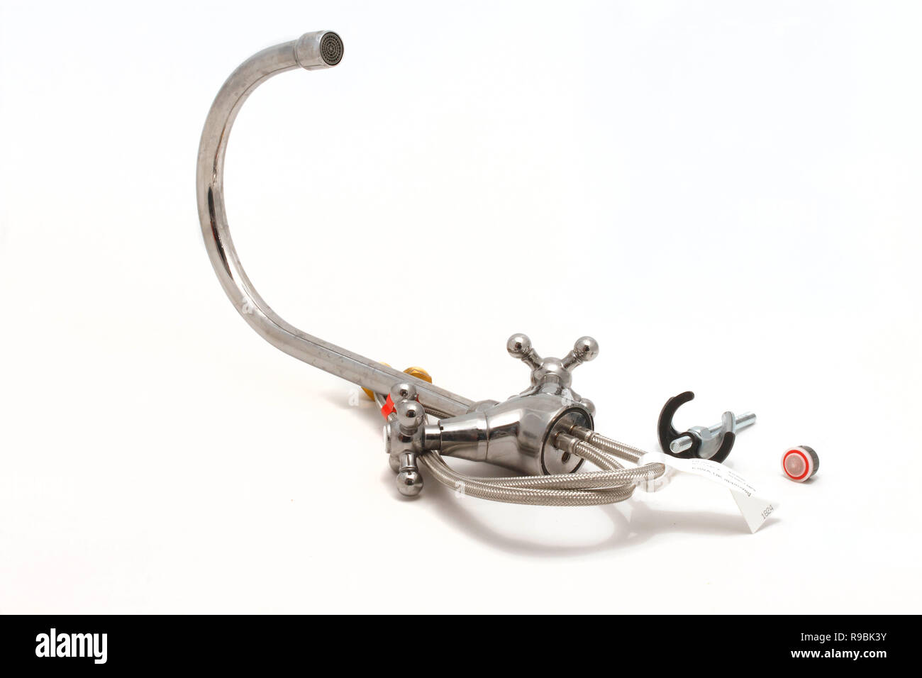 Kidson twin lever kitchen mixer tap hi-res stock photography and images ...