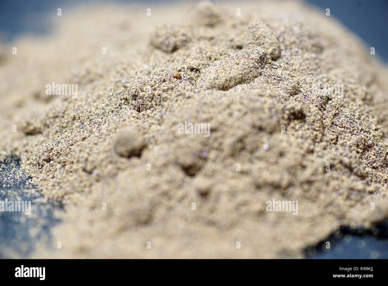 Chemical powder from the chemistry kit with macro lens photographed in ...