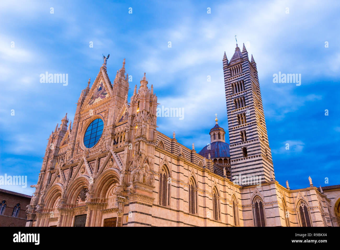 Siena Cathedral (Italian: Duomo di Siena) (1348) is a medieval church ...