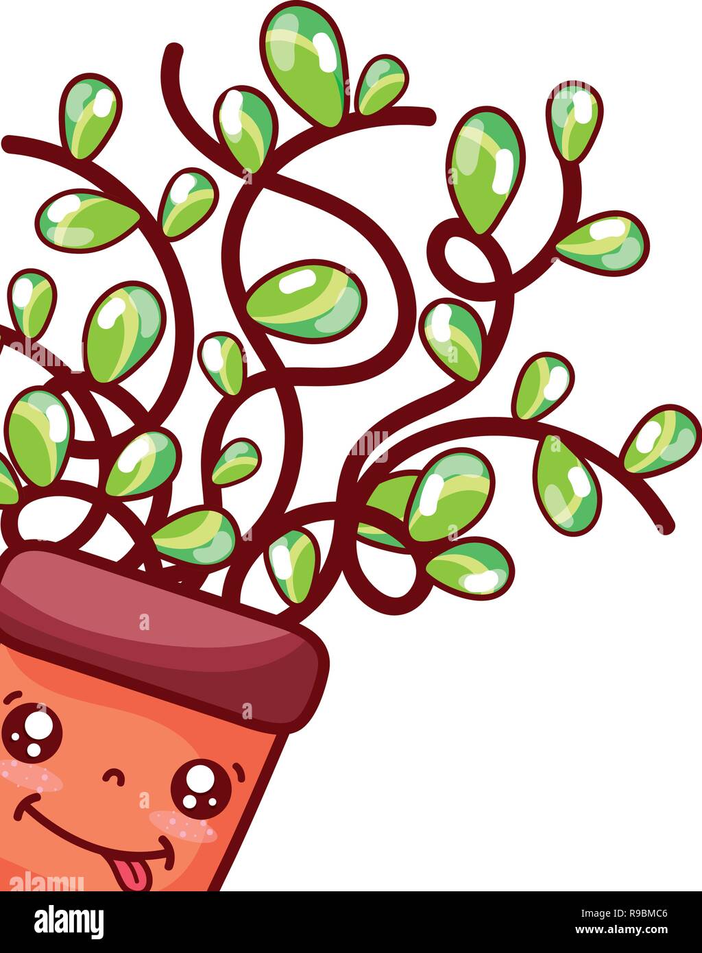 nature plant cartoon Stock Vector Image & Art - Alamy
