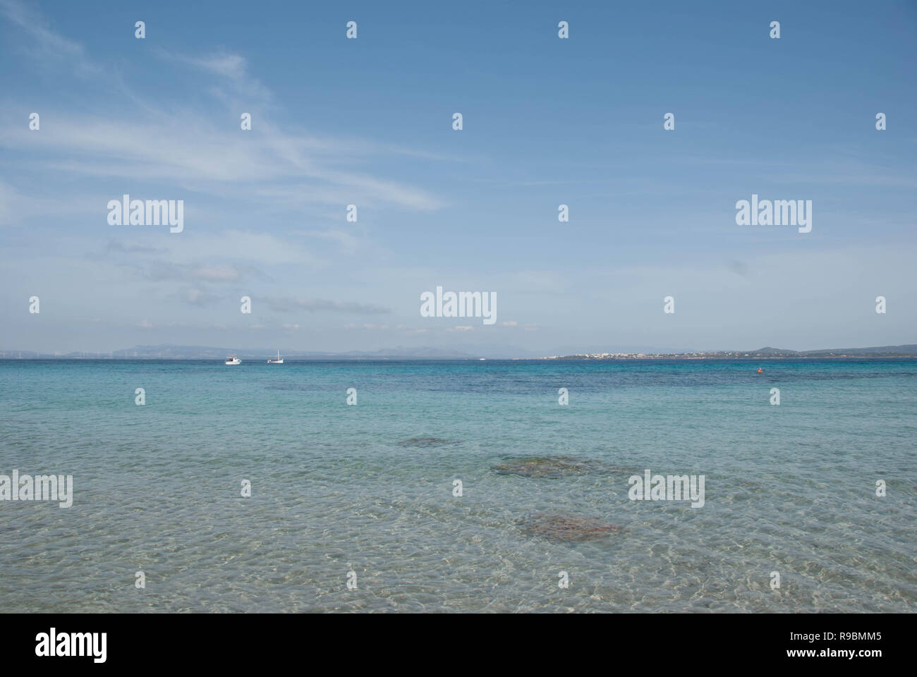 View of the sea from St. Peter's Island, Carloforte Sardinia - Italy ...
