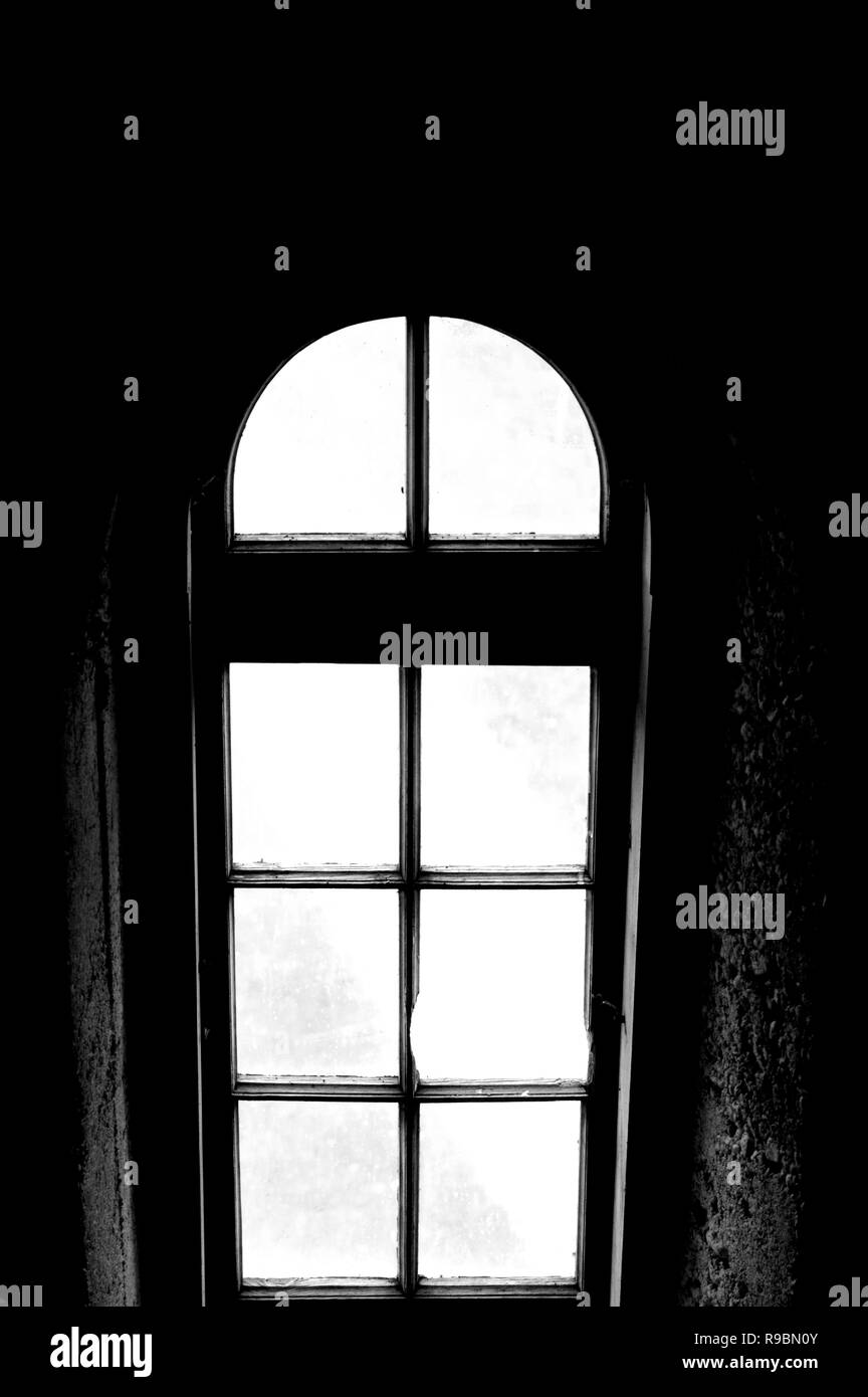 Old windows Black and White Stock Photos & Images - Alamy
