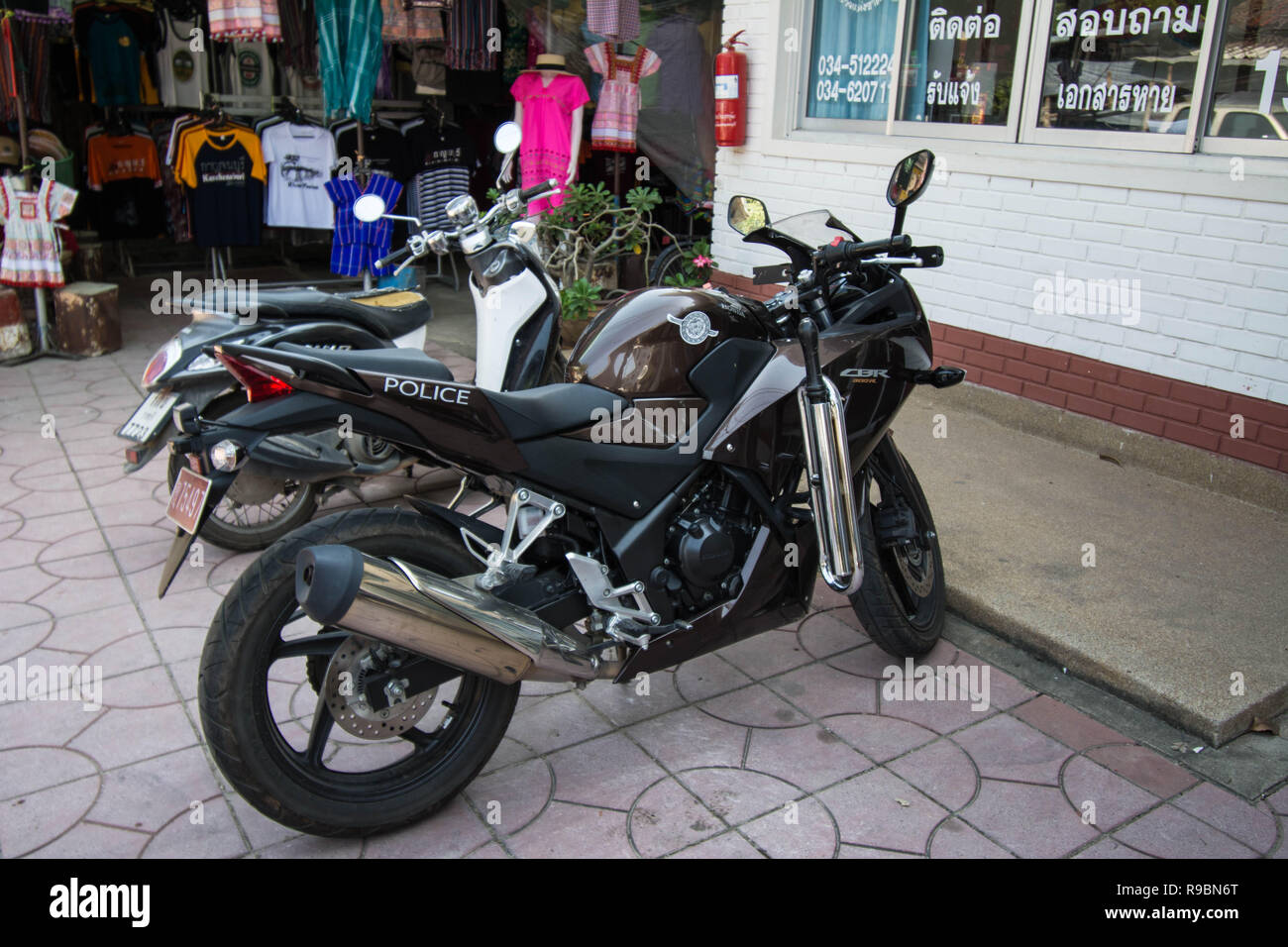 Police Motor bike Stock Photo - Alamy