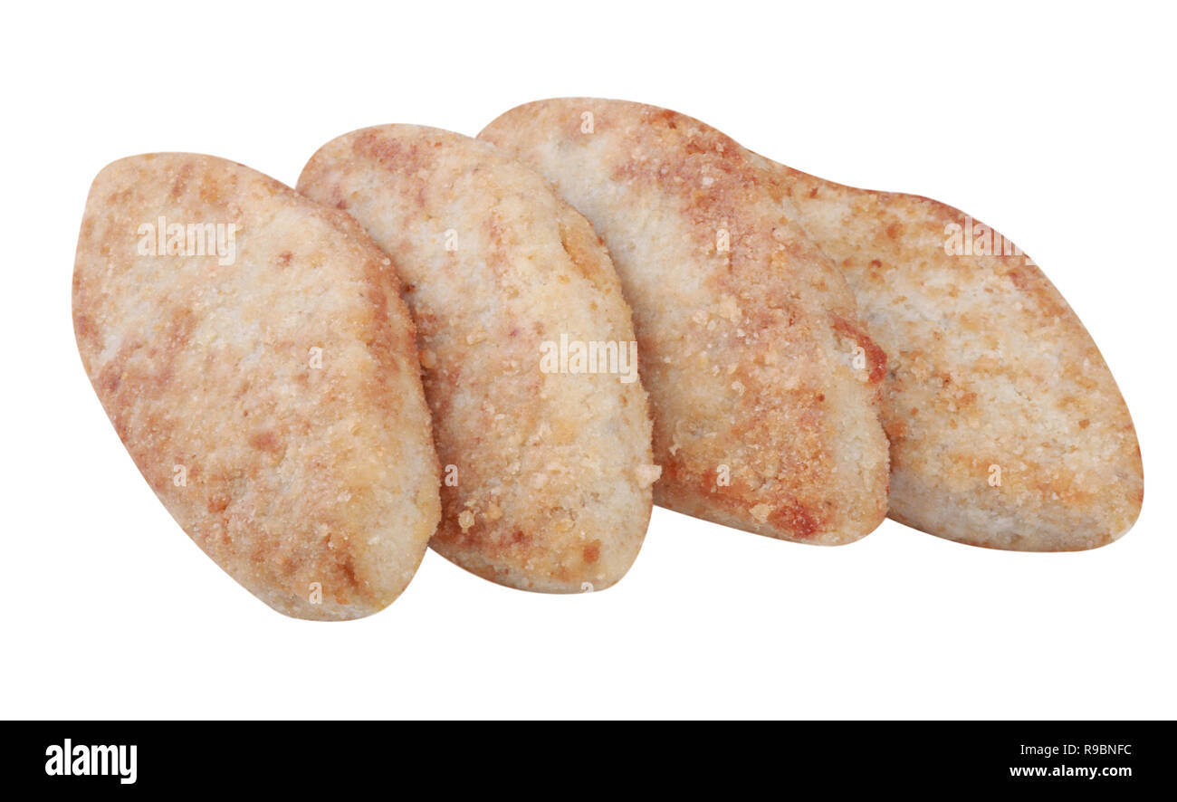 Four Cutlet Isolated Stock Photo - Alamy