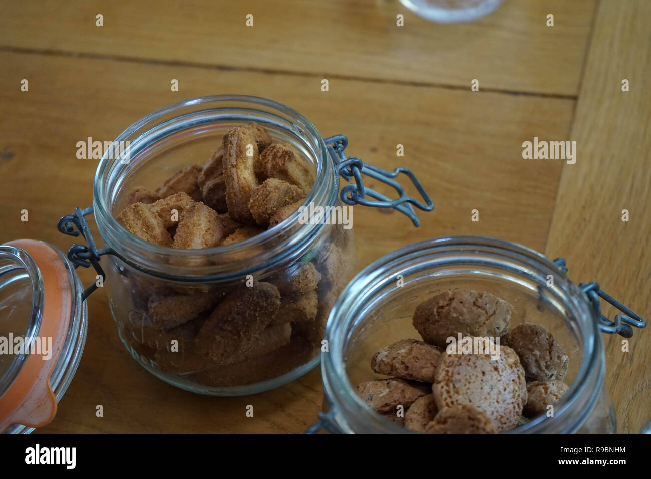 Cookies prepared using hazelnuts Stock Photo - Alamy