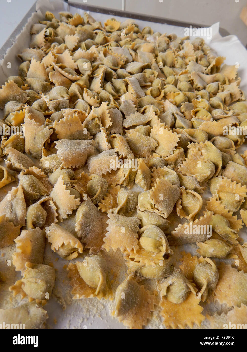 Agnolotti: pasta of the Langhe, Piedmont - Italy Stock Photo - Alamy