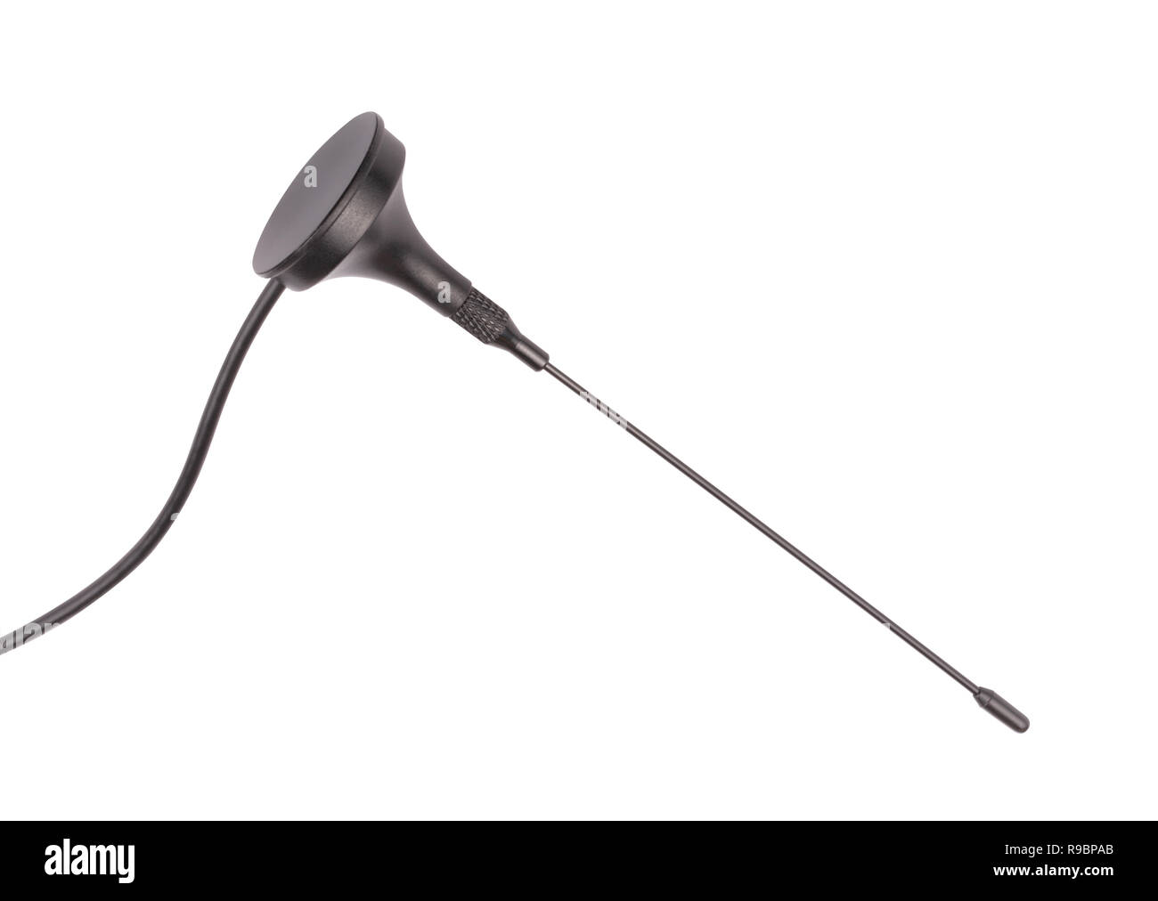 Black Antenna Isolated Stock Photo - Alamy
