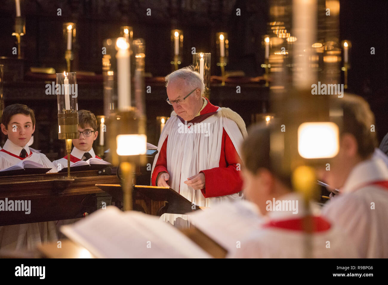 Picture shows Stephen Cleobury the director of music at King's College ...