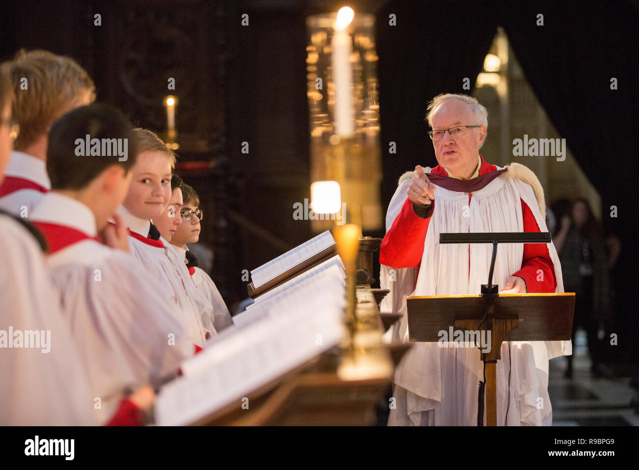 Picture shows Stephen Cleobury the director of music at King's College ...