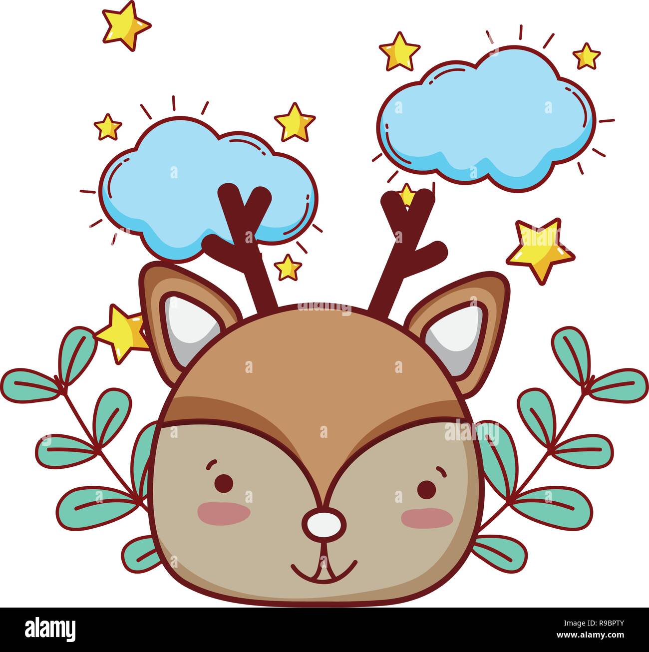 cute animal cartoon Stock Vector Image & Art - Alamy