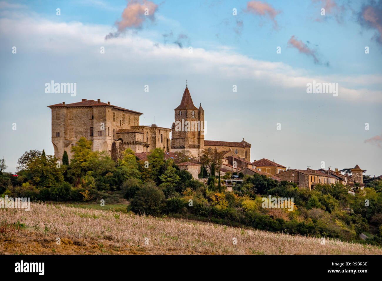 France. Gers (32). Lavardens. Most beautiful village of France. The ...