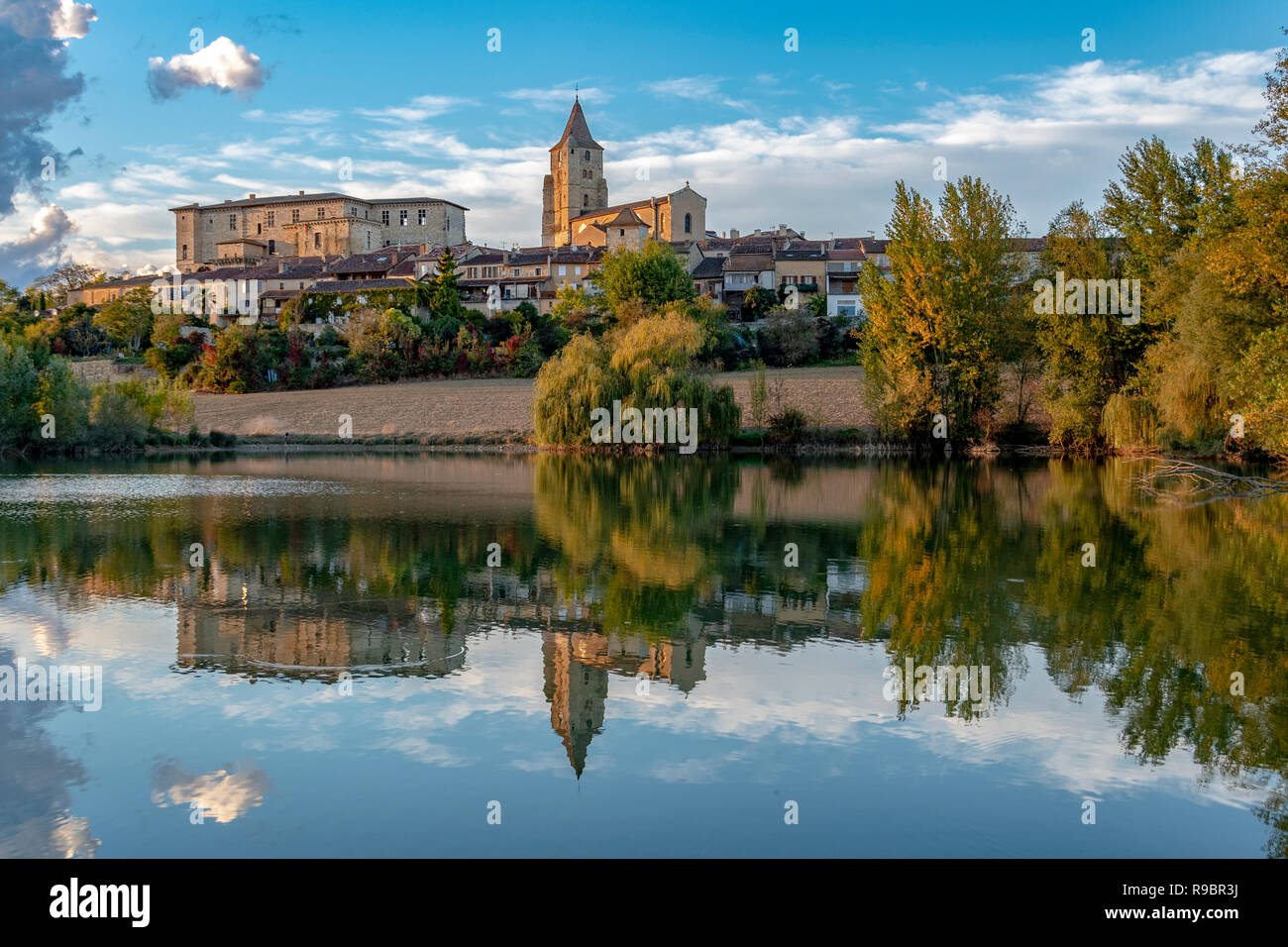 France. Gers (32). Lavardens. Most beautiful village of France Stock ...