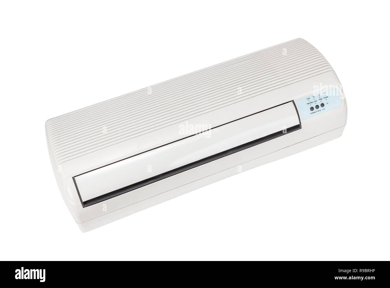 Electric air heater with fan isolated on a white background Stock Photo ...