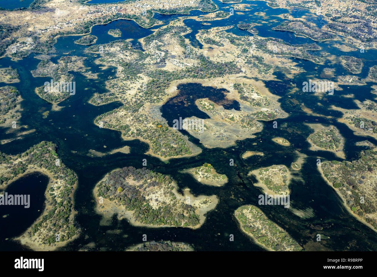 Okavango delta aerial hi-res stock photography and images - Alamy