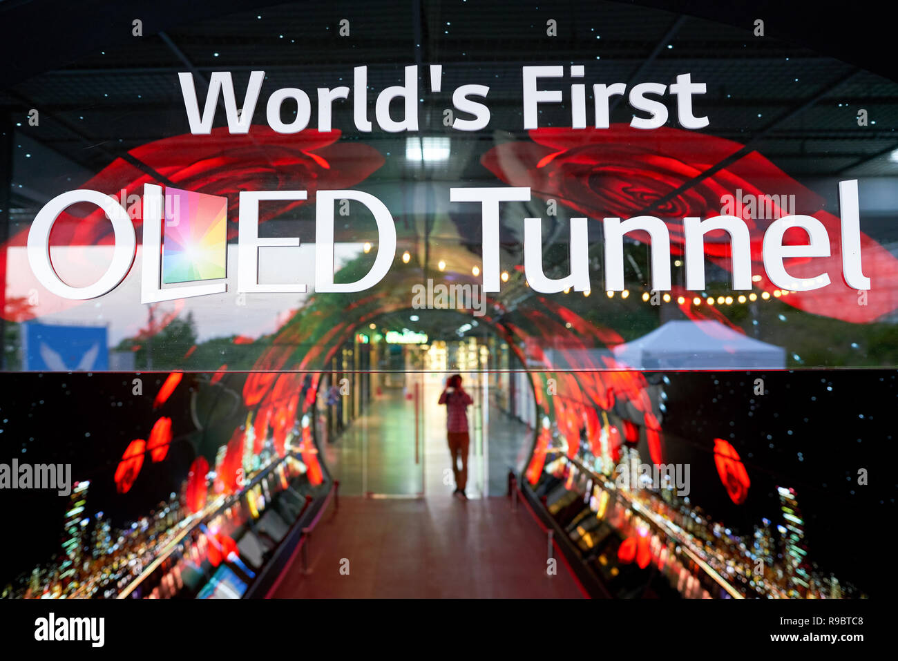 SEOUL, SOUTH KOREA - CIRCA MAY, 2017: Namsan Seoul Tower 1F- OLED ...