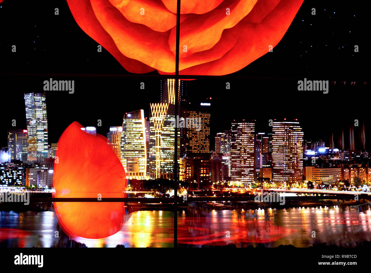 SEOUL, SOUTH KOREA - CIRCA MAY, 2017: Namsan Seoul Tower 1F- OLED ...