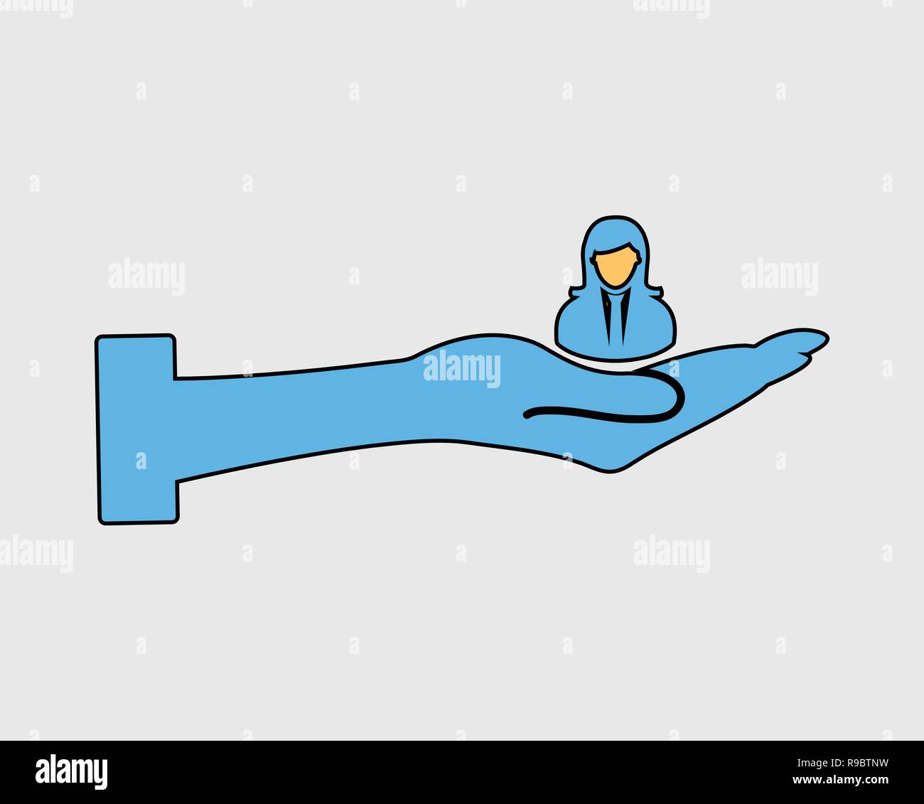 Female trade Stock Vector Images - Alamy