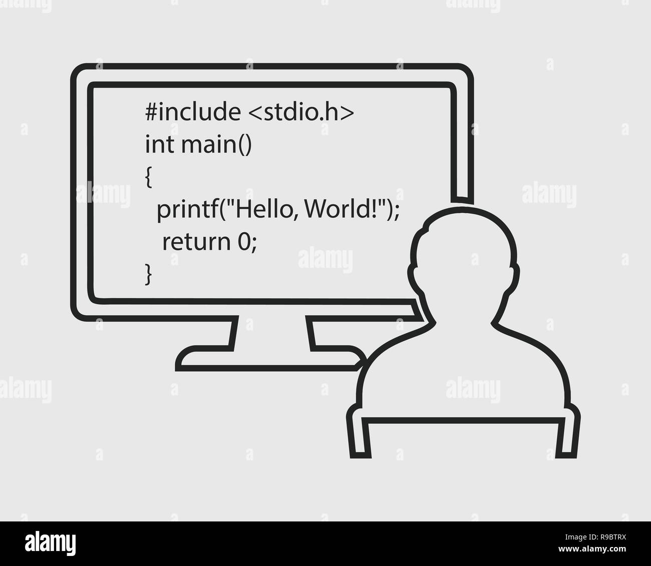 Programmer Black and White Stock Photos & Images - Alamy