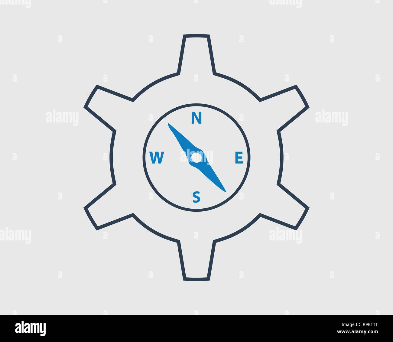 Cog map Stock Vector Images - Alamy