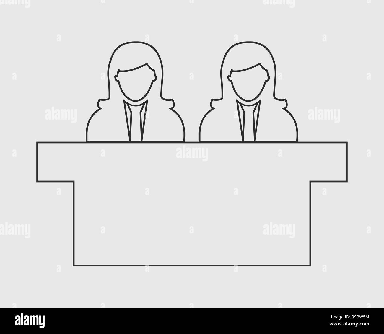 Juror vector vectors hi-res stock photography and images - Alamy