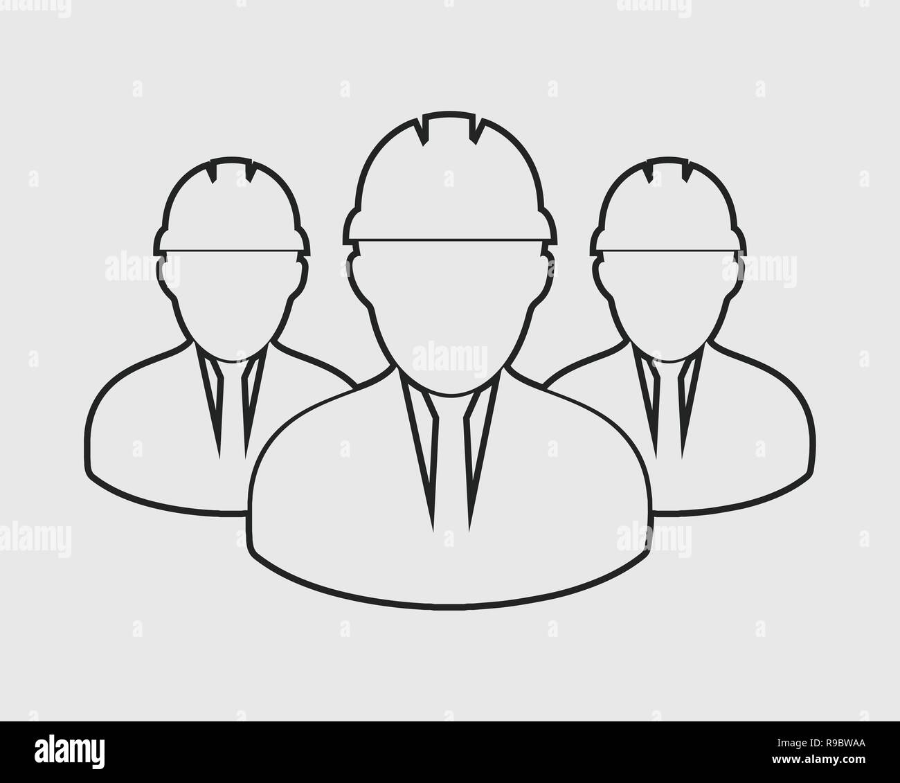 Professional architect engineer team design Stock Vector Images - Alamy