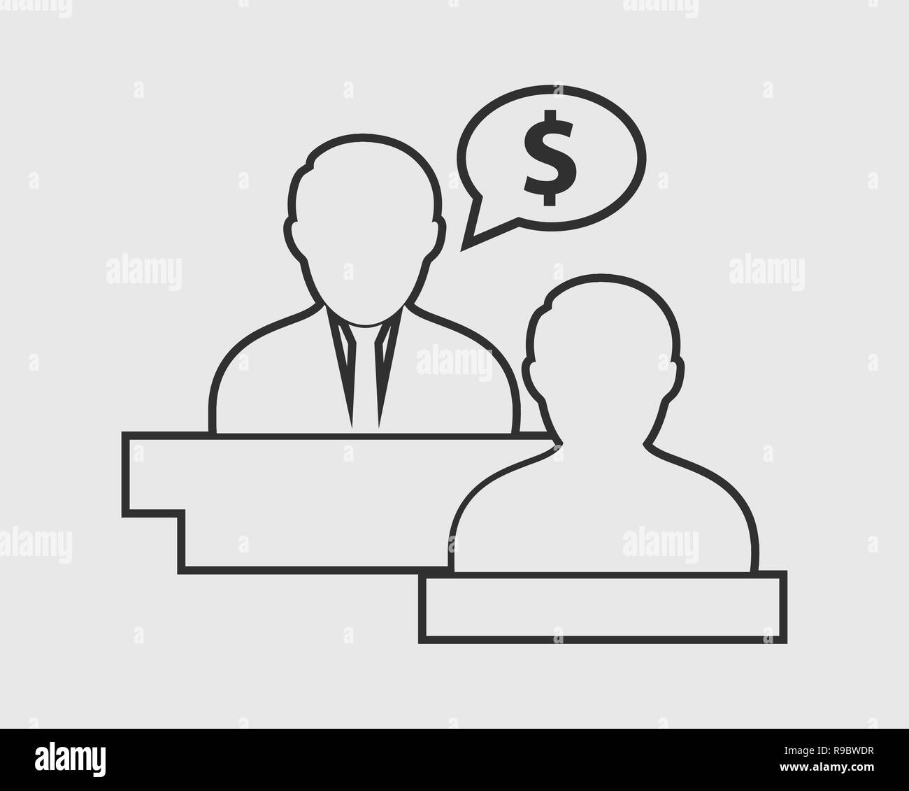 Advisor line icon outline Stock Vector Images - Alamy