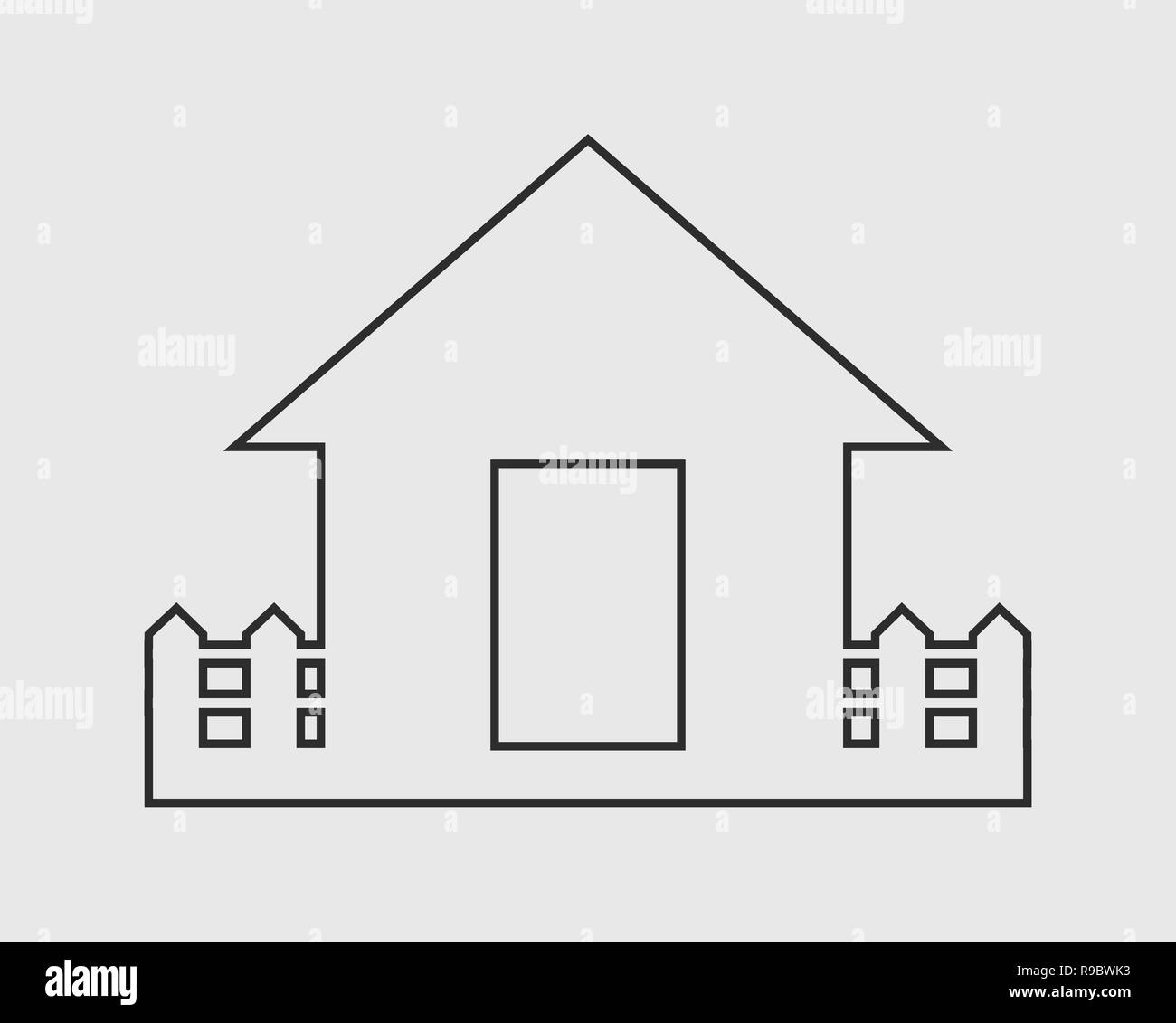 Gray residence Stock Vector Images - Alamy