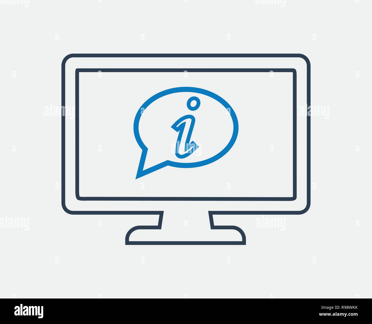Help button on screen Stock Vector Images - Alamy
