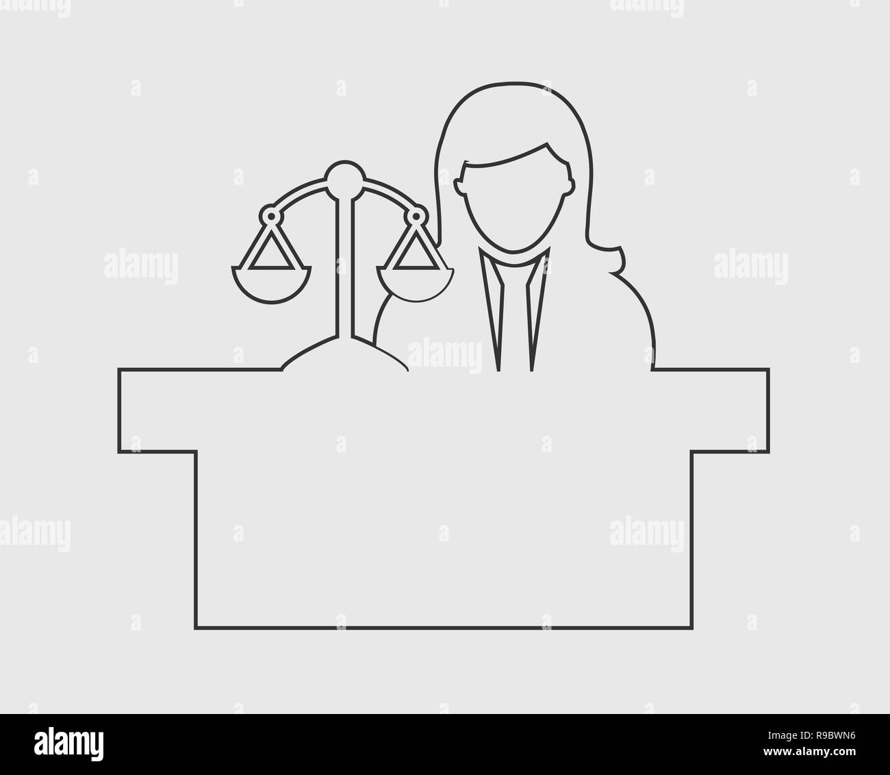 Judge podium hi-res stock photography and images - Alamy