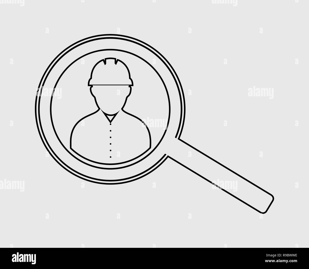 Employee employees employment employer Stock Vector Images - Alamy