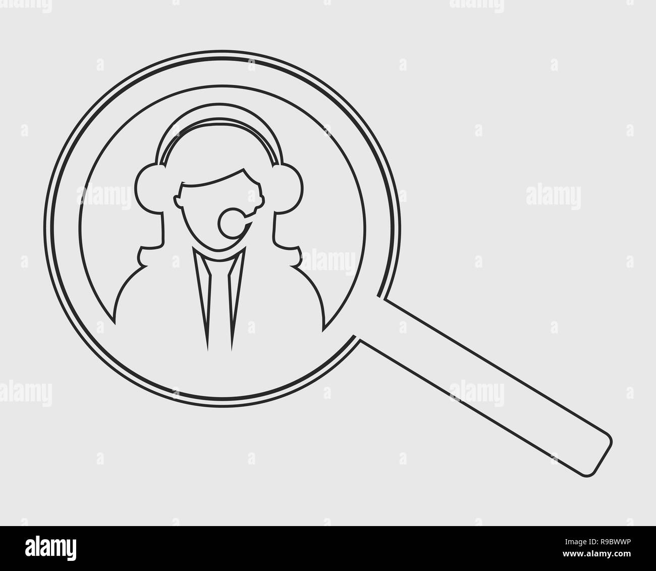 Search assistant Stock Vector Images - Alamy