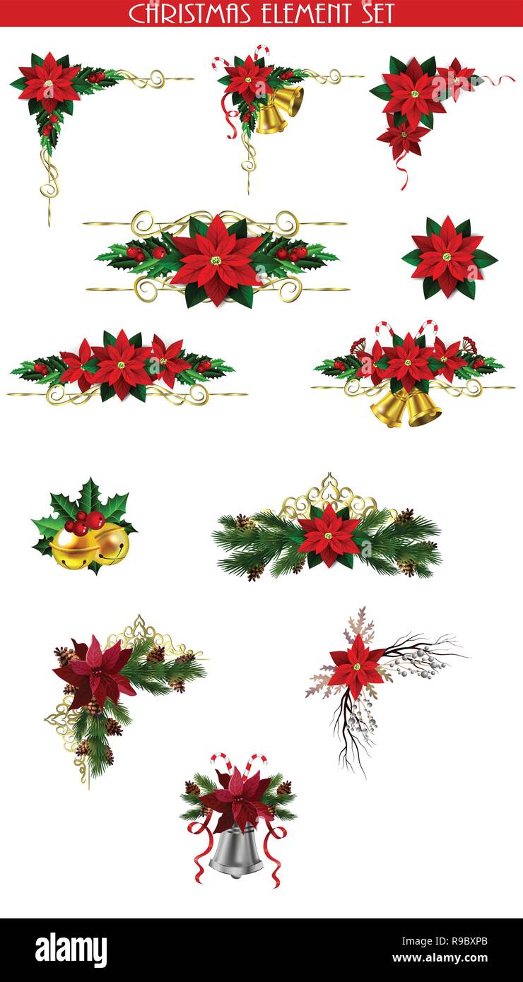 Christmas elements for your designs Stock Vector Image & Art - Alamy