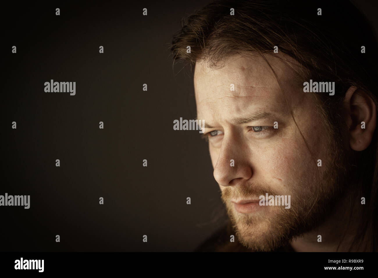 Male person face scar hi-res stock photography and images - Alamy