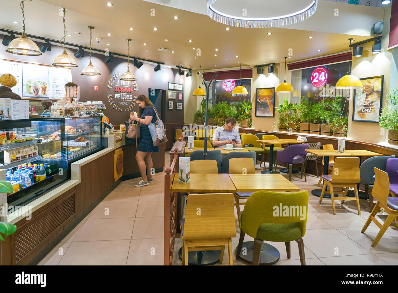 Costa coffee interior hi-res stock photography and images - Alamy