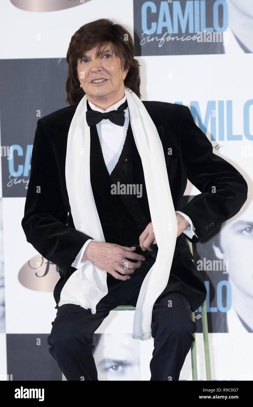 Spanish singer Camilo Sesto new album 'Camilo Sinfonico' presentation ...