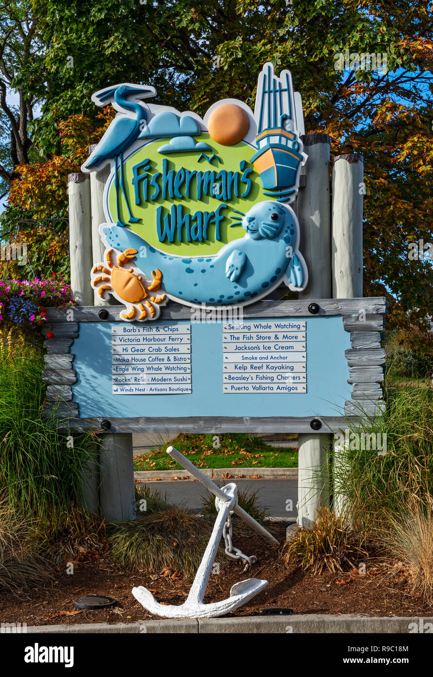 Fishermans wharf sign hi-res stock photography and images - Alamy