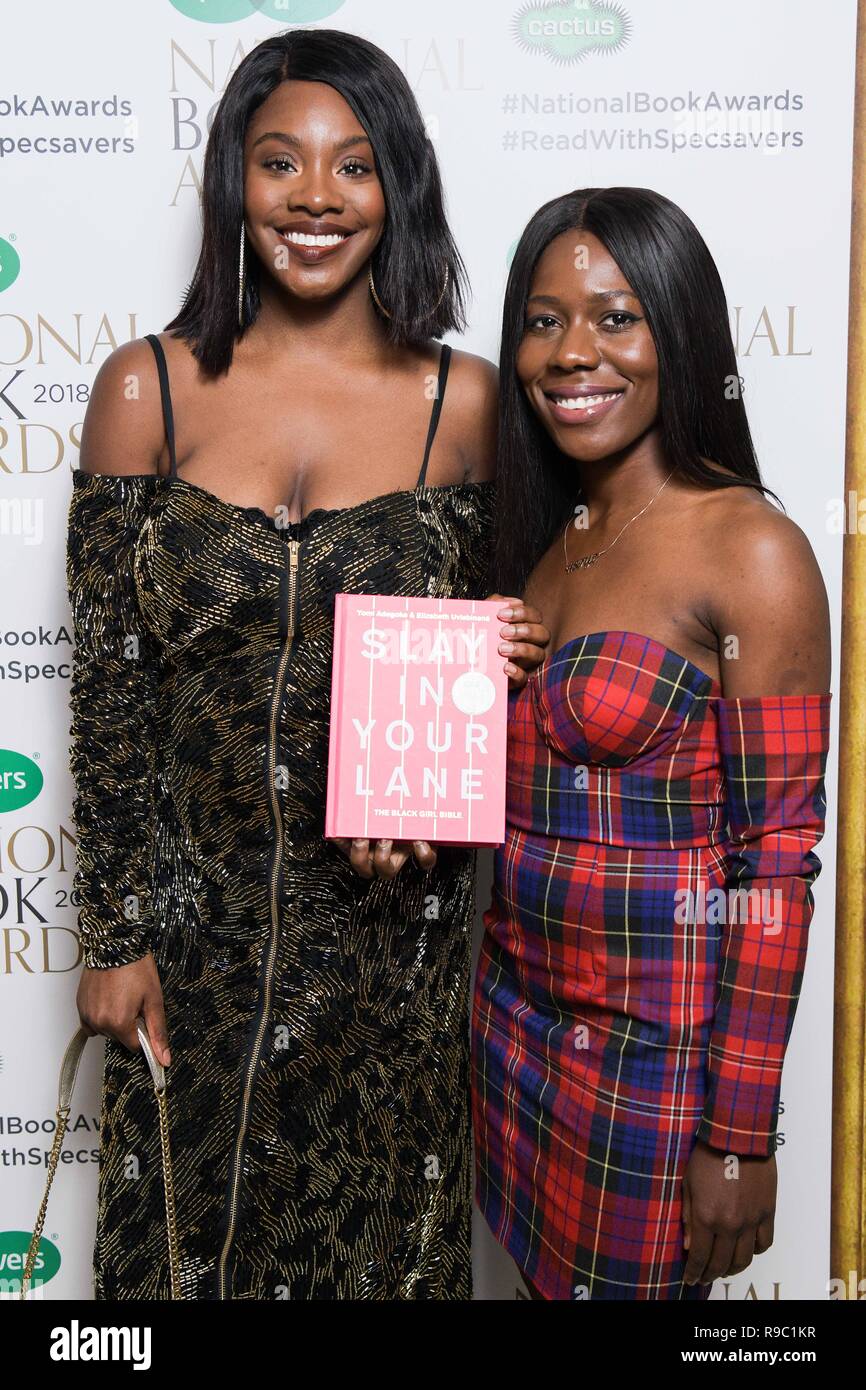 Guest arrivals at The Specsavers National Book Awards 2018 Featuring ...