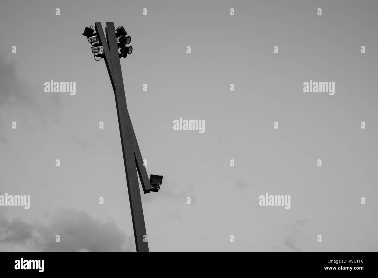 unusual light pole Stock Photo - Alamy