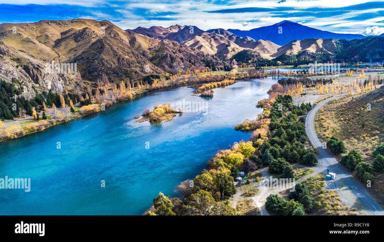Lake Benmore New Zealand Stock Photo - Alamy