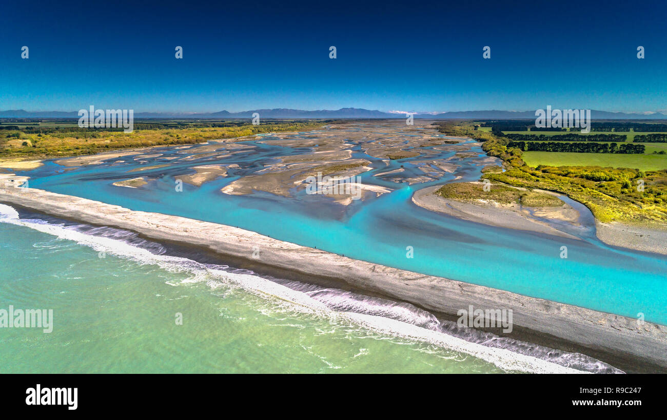 Braided river, new zealand hi-res stock photography and images - Alamy