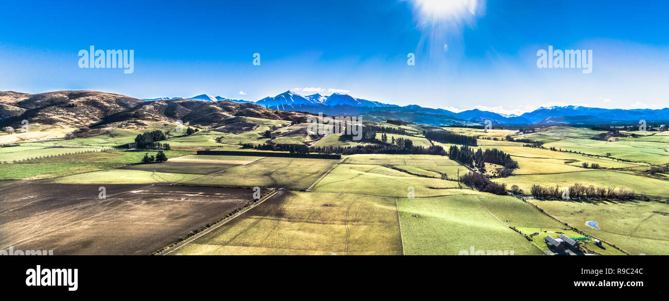 Springfield Countryside South Island New Zealand Stock Photo - Alamy
