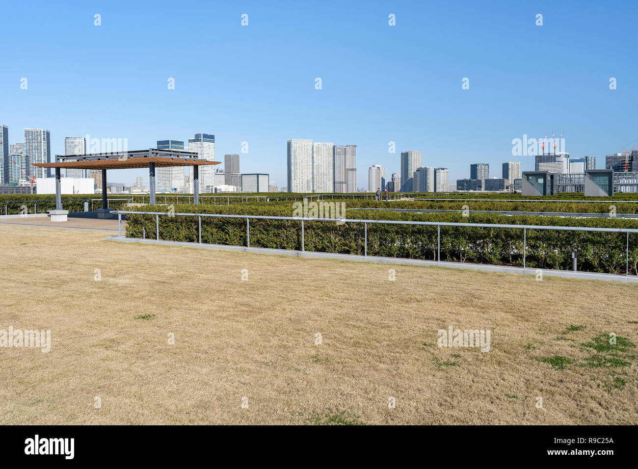 Toyosu Market rooftop garden, Koto-Ku, Tokyo, Japan Stock Photo - Alamy