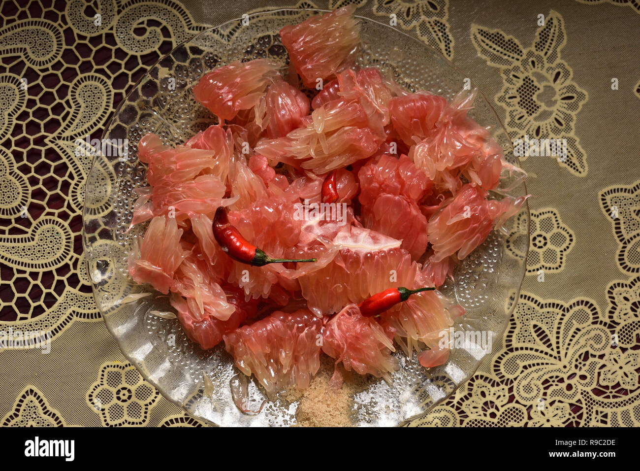 Pomelo pink hi-res stock photography and images - Alamy