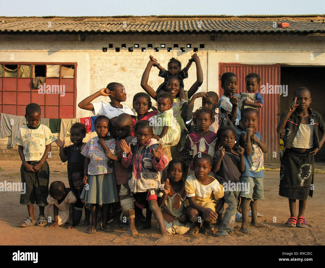 Lubumbashi, Democratic Republic of Congo, circa May 2006: Group of ...